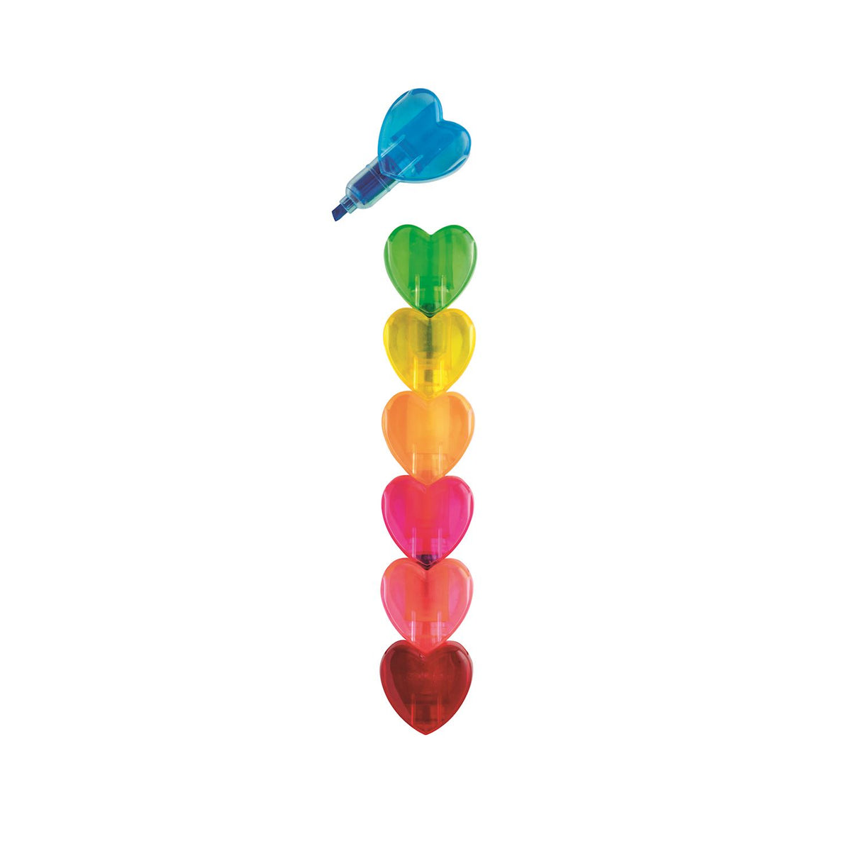 Clear Heart Stacking Marker Set — The Basketry by Phina
