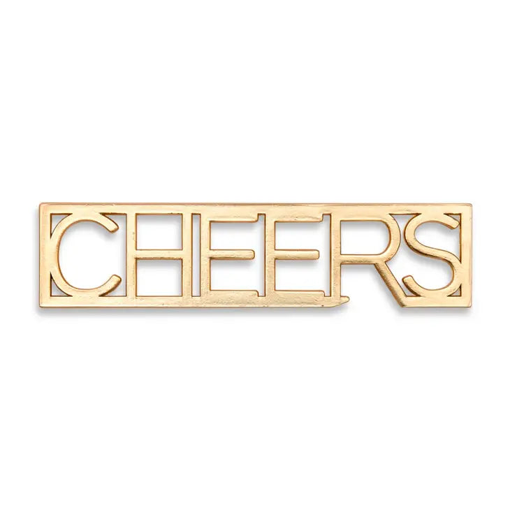 Gold Cheers Bottle Opener Wedding Favor — The Basketry by Phina