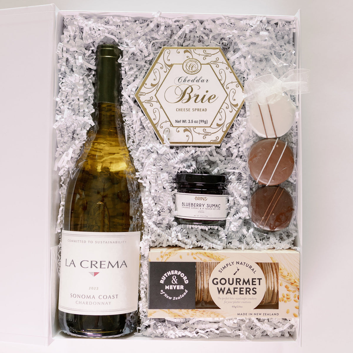 Gift Box, La Crema Chardonnay — The Basketry by Phina