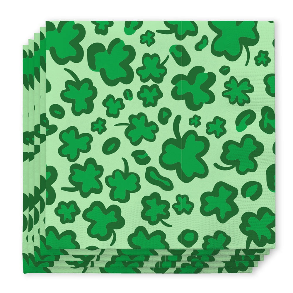 Lucky Leopard Cocktail Napkins — The Basketry by Phina