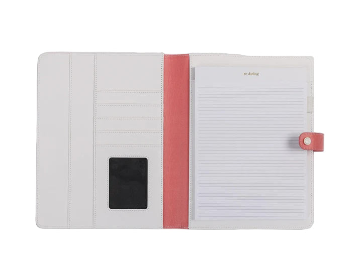 Large Folio Colorblock - Pink — The Basketry by Phina