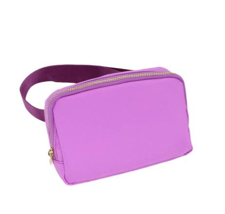 Purple Fanny Pack — The Basketry by Phina