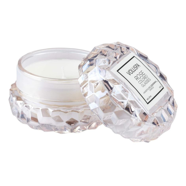Rose Colored Glasses Macaron Candle — The Basketry by Phina