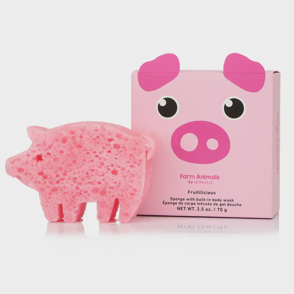 Sponge Farm Animal, Peggy Pig — The Basketry by Phina